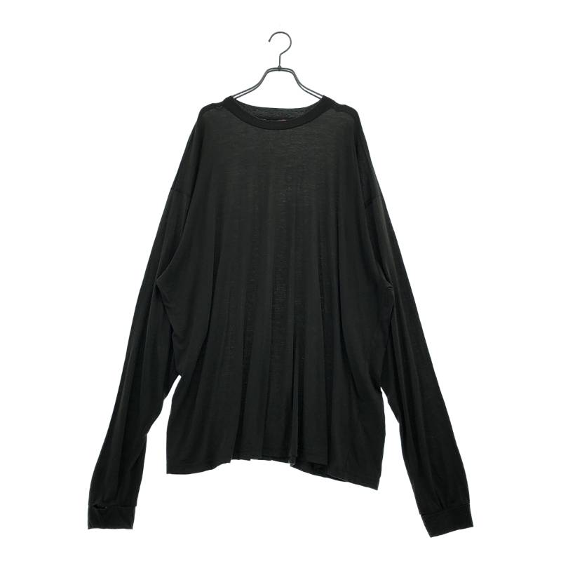 Gnuhr / ヌー | CREEPER CREW MERINO メリノウール カットソー | 6 | カーキ | メンズ商品詳細情報ブランドGnuhr / ヌー商品名CREEPER CREW MERINO メリノウール カットソー品番20...