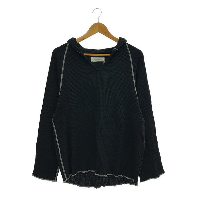 【新品】 prasthana / プラスターナ | deep v hoodie パーカー | S | ブラック | メンズ商品詳細情報ブランドprasthana / プラスターナ商品名deep v hoodie パーカー品番P-070200...