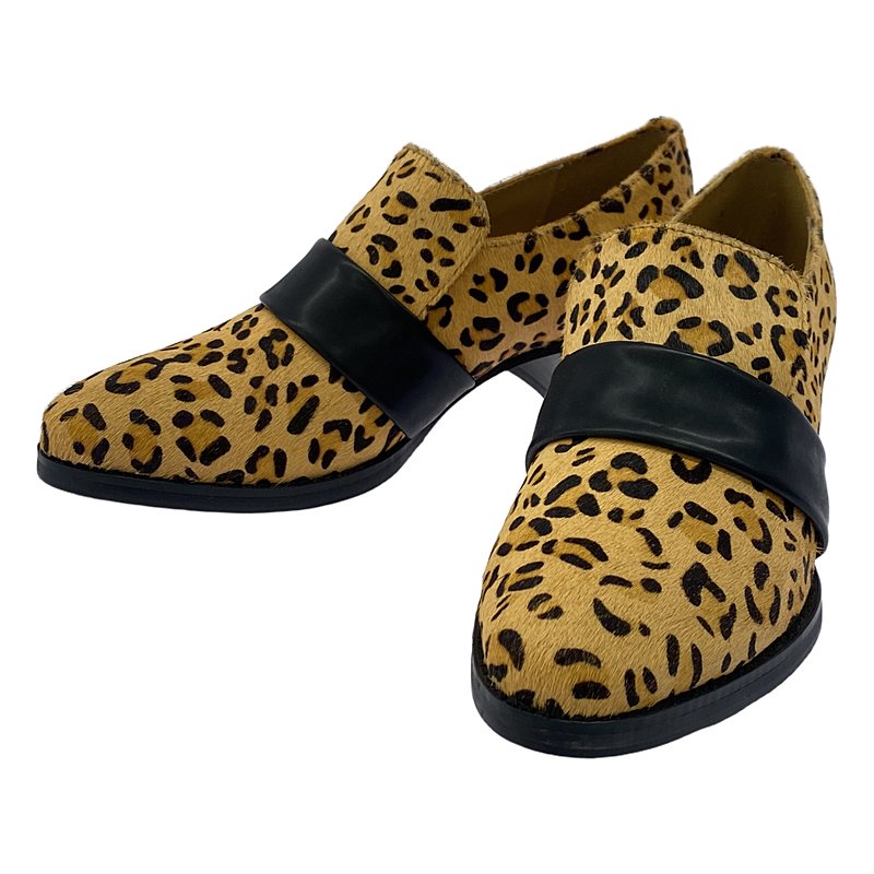 【新品】 BEAUTY&YOUTH / ビューティーアンドユース | ハラコ レオパード ローファー シューズ | 35.5 | キャメル系 | レディース商品詳細情報ブランドBEAUTY&YOUTH / ビューティーアンドユース商品名ハラ...