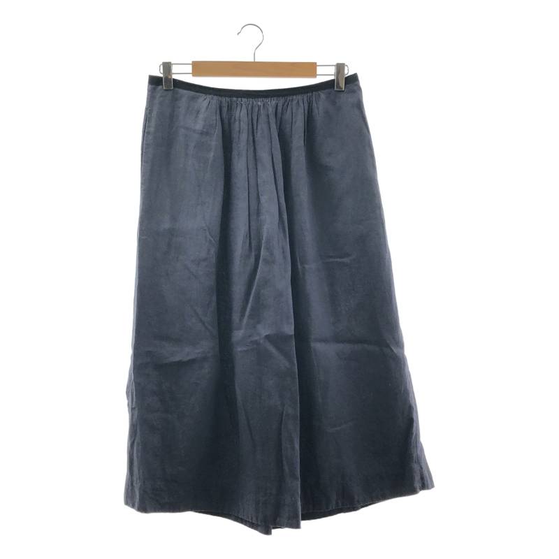 MARGARET HOWELL / マーガレットハウエル | リネン ギャザー サイドジップ スカート | 2 | ネイビー | レディース商品詳細情報ブランドMARGARET HOWELL / マーガレットハウエル商品名リネン ギャザー ...