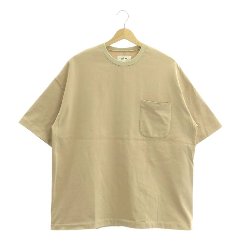 balcone pine / バルコーネパイン | コットン オーバーサイズ クルーネック ポケットTシャツ | L | ベージュ | メンズ商品詳細情報ブランドbalcone pine / バルコーネパイン商品名コットン オーバーサイズ ...