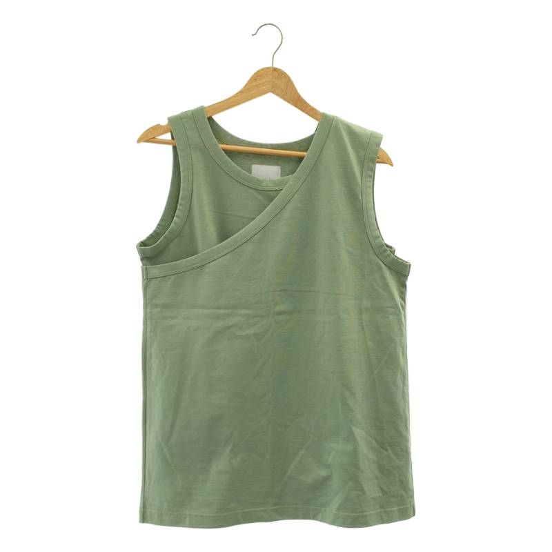 【美品】 ANTHOM / アントム | コットンレイヤードタンクトップ カットソー Tシャツ | 38 | グリーン | レディース商品詳細情報ブランドANTHOM / アントム商品名コットンレイヤードタンクトップ カットソー Tシャツ商...