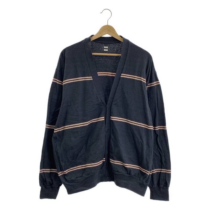 blurhms / ブラームス | C/NAPP Border Cardigan コットン ボーダー Vネック ニットカーディガン | 3 | グレー | メンズ商品詳細情報ブランドblurhms / ブラームス商品名C/NAPP Bord...