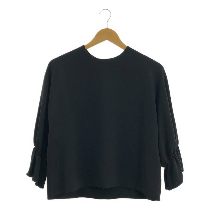 【美品】 Greed International / グリードインターナショナル | トリアセテート ボリュームスリーブ バックジップ ブラウス | S | ブラック | レディース商品詳細情報ブランドGreed International...