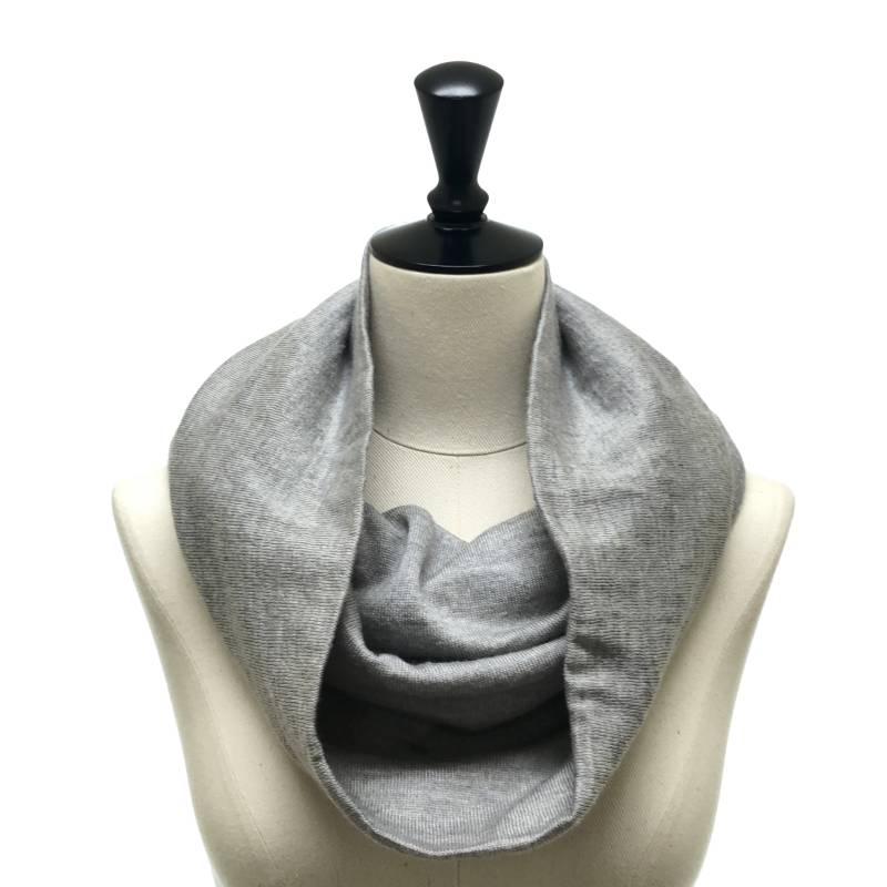 Martin Margiela / マルタンマルジェラ | 2007AW | ここのえ / ウール シルク スヌード ネックウォーマー | グレー | レディース商品詳細情報ブランドMartin Margiela / マルタンマルジェラ商品...