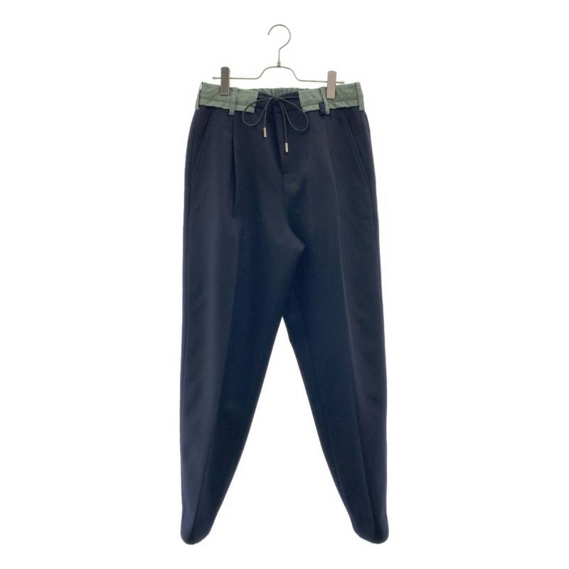 【美品】 sacai / サカイ | 2024AW | Wool Melton Pants / ウール メルトン ドローストリング パンツ | 2 | ブラック | メンズ商品詳細情報ブランドsacai / サカイ商品名Wool Melto...
