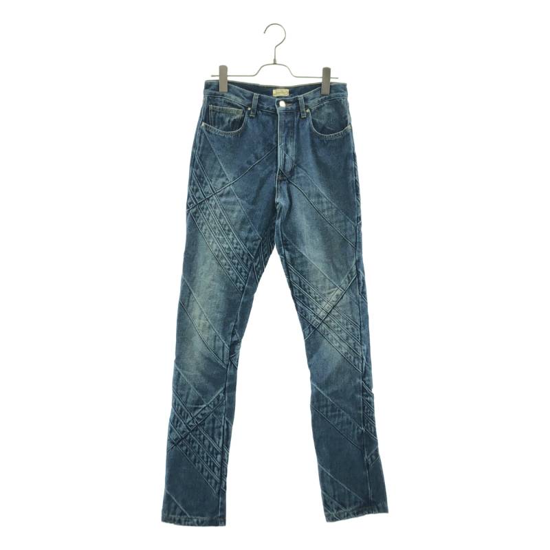 Stefan Cooke / ステファン クック | 再構築 スキニー デニムパンツ | M | インディゴ | メンズ商品詳細情報ブランドStefan Cooke / ステファン クック商品名再構築 スキニー デニムパンツカラーインディゴ...