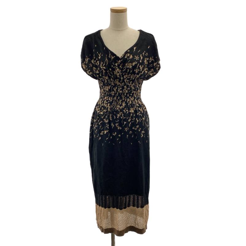tunica / チュニカ | Jaquard Knitted dress ジャガード ニット ワンピース | F | ブラック/ブラウン/ベージュ | レディース商品詳細情報ブランドtunica / チュニカ商品名Jaquard Knit...