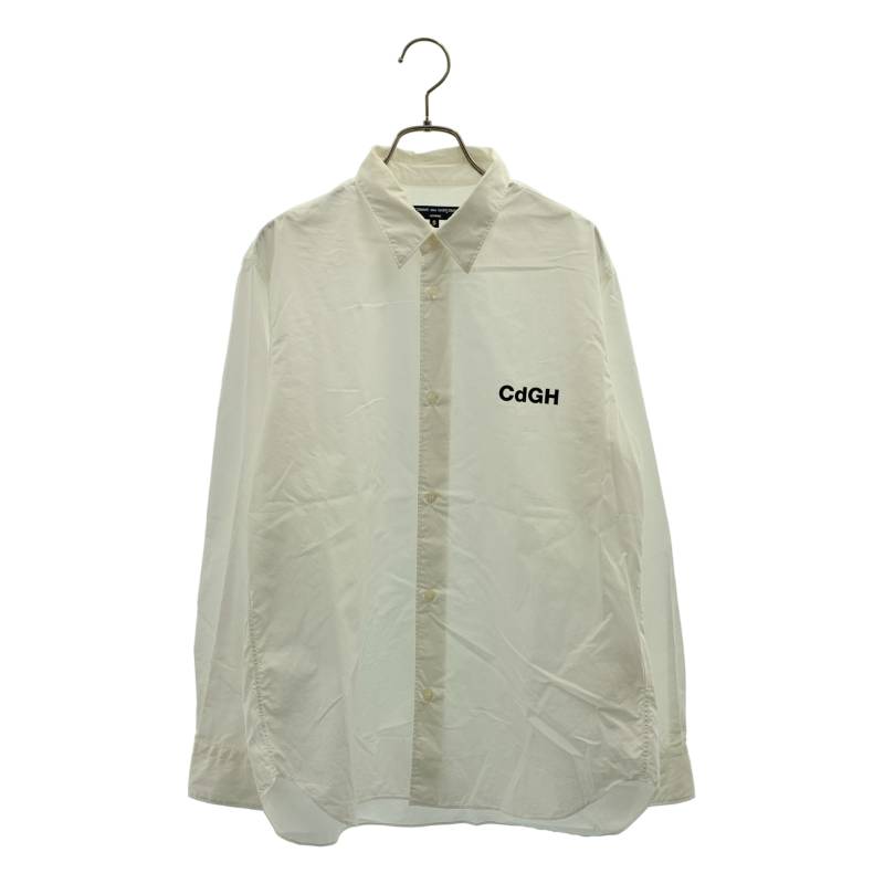 COMME des GARCONS HOMME / コムデギャルソンオム | 2020AW | コットン ロゴプリント シャツ | S | ホワイト | メンズ商品詳細情報ブランドCOMME des GARCONS HOMME / コムデギ...