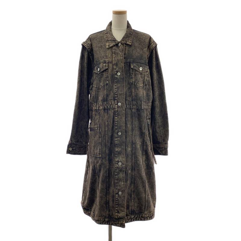 【美品】 PRANK PROJECT / プランクプロジェクト | 2WAY Denim Over Coat / ブラックデニム オーバー コート | F | チャコール系 | レディース商品詳細情報ブランドPRANK PROJECT / ...