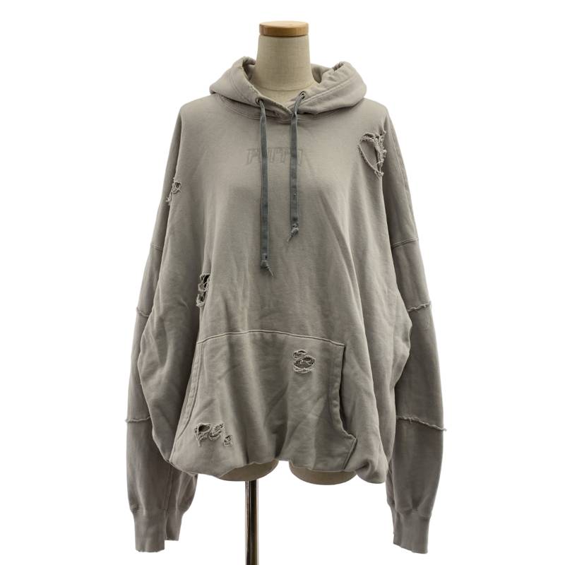PRANK PROJECT / プランクプロジェクト | FAITH Damage Hoodie / ダメージ加工 オーバーシルエット スウェット トレーナー | F | グレー | レディース商品詳細情報ブランドPRANK PROJECT...