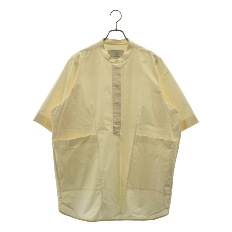 Studio Nicholson / スタジオニコルソン | BILLINGS SHORT SHIRT コットン ボックスシルエット シャツ | 1 | アイボリー | レディース商品詳細情報ブランドStudio Nicholson / ス...