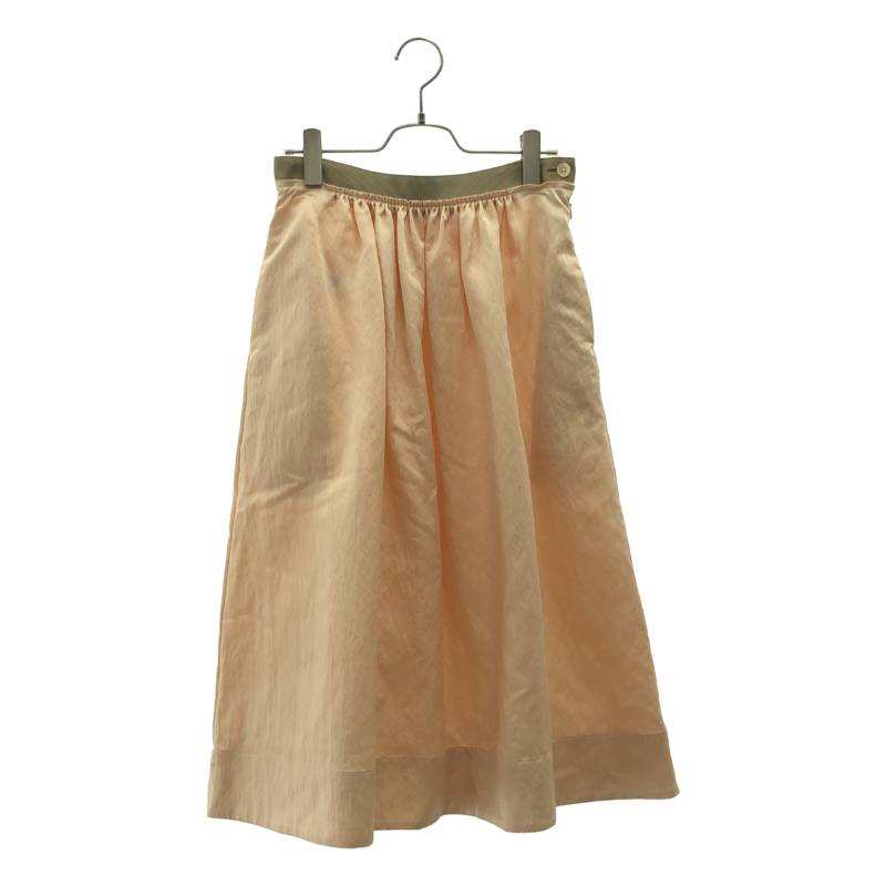 MARGARET HOWELL / マーガレットハウエル | サイドジップ ギャザー ボリューム スカート | 1 | ピンク | レディース商品詳細情報ブランドMARGARET HOWELL / マーガレットハウエル商品名サイドジップ ギ...