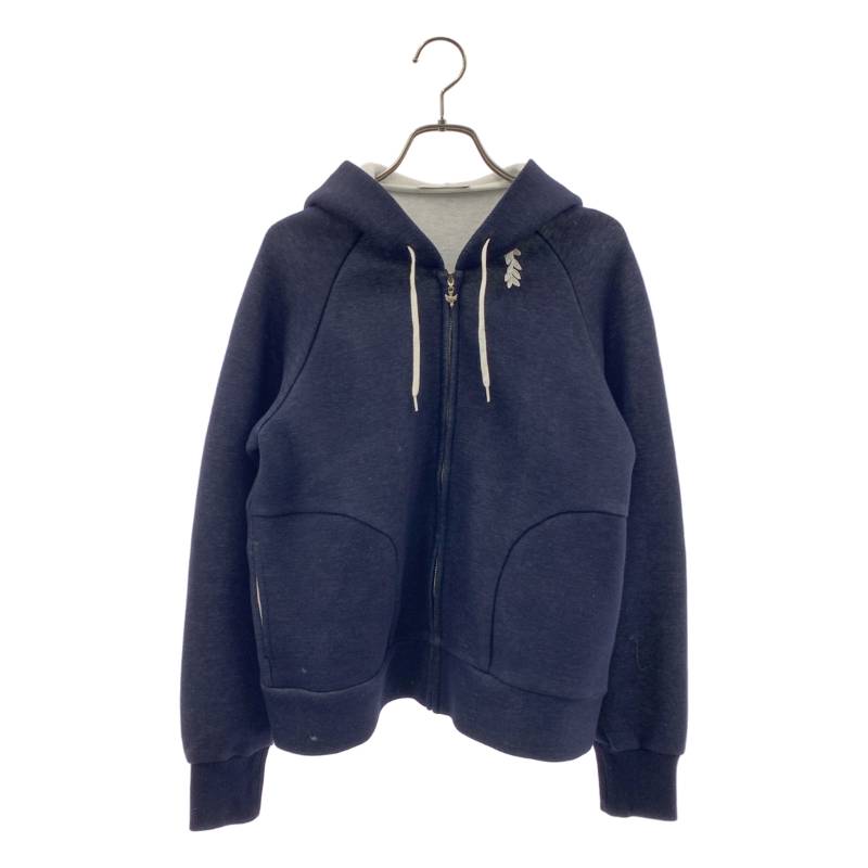 mina perhonen / ミナペルホネン | slappe ジップアップ パーカー | 40 | ネイビー | レディース商品詳細情報ブランドmina perhonen / ミナペルホネン商品名slappe ジップアップ パーカー品番...