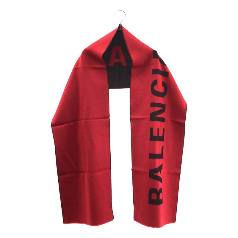【美品】 BALENCIAGA / バレンシアガ | ウール ロゴ 大判ストール | 30×205cm | レッド/ブラック商品詳細情報ブランドBALENCIAGA / バレンシアガ商品名ウール ロゴ 大判ストール品番530047カラーレッ...
