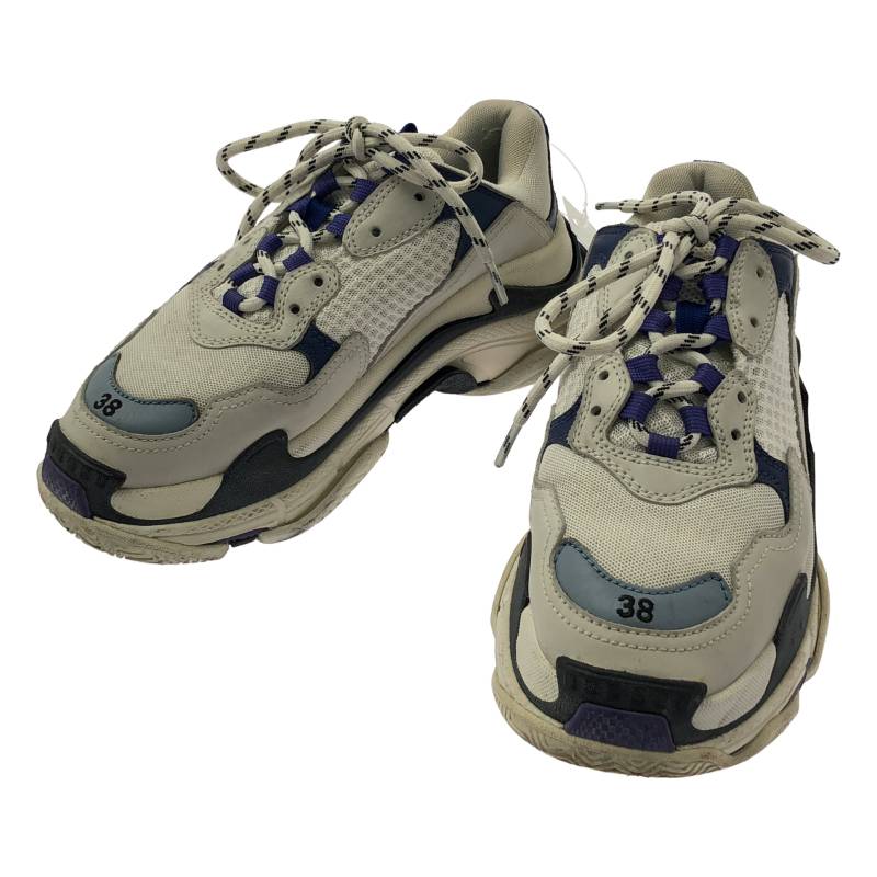 BALENCIAGA / バレンシアガ | Triple S Trainers スニーカー | 25 | ホワイト/ブルー | レディース商品詳細情報ブランドBALENCIAGA / バレンシアガ商品名Triple S Trainers ス...