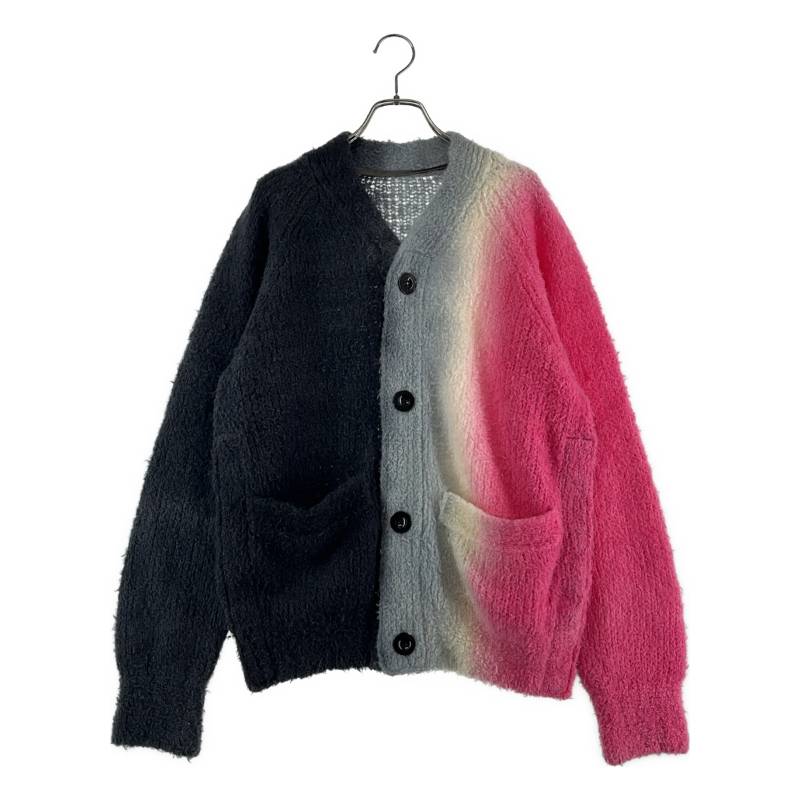sacai / サカイ | Tie Dye Knit Cardigan ニット カーディガン | 2 | ピンク/グレー/ブラック | メンズ商品詳細情報ブランドsacai / サカイ商品名Tie Dye Knit Cardigan ニット...
