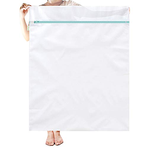 商品名：超特大 洗濯ネット ブランド：OTraki 素材：ポリエステル生地 容量：7~8kg サイズ：90x110cm　 ご注意： 1.洗濯する前に、ジッパーをファスナーバンドの中に締めてください。 2.ご家庭の洗濯機に入るかどうかは、お使...