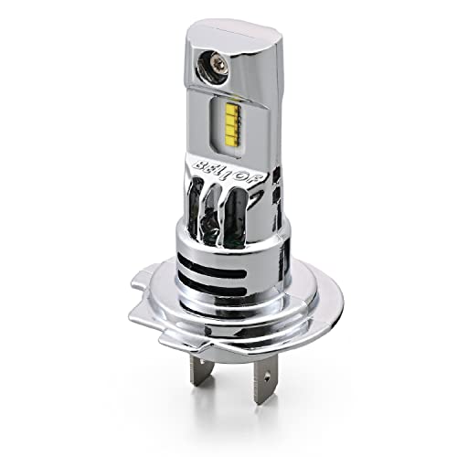 H7バルブのハロゲンから差し替えるだけでLED化。白さが際立つ6500ケルビン高輝度LED素子を合計8個配置。明るさは2100ルーメン。アルミ製クロームメッキボディをハロゲンバルブと同等サイズで実現雨でも安心の防水防塵構造電動ファン採用消費...