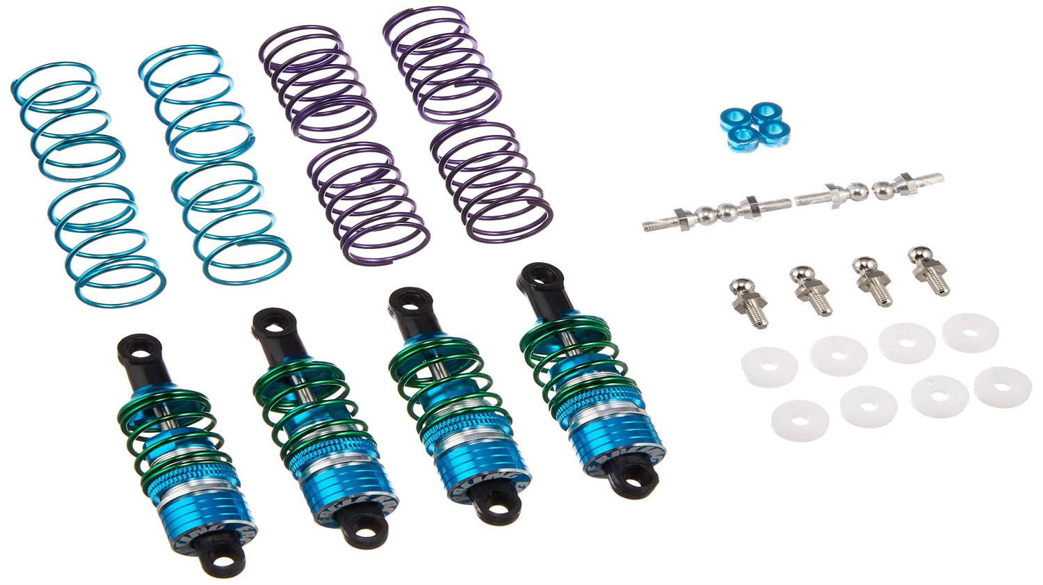 商品モデル番号:TT02-04U-LBL梱包サイズ:19.2 x 9.6 x 2.4 cmTT02にフィットしたレーシングショックセットです。