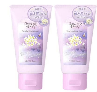 （送料無料）2個セット　ワンダーハニー とろとろハンドクリーム トワイライトギンモクセイ(50g)ベキュア ハニー(VECUA Honey)4515061190516 VECUA Honeyとろとろハンドクリーム トワイライトギンモクセイ 5