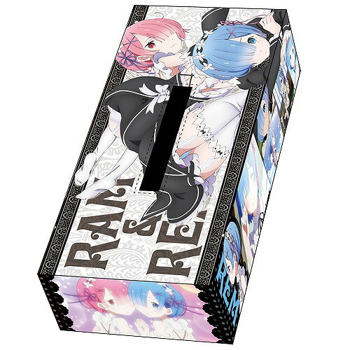 レム＆ラムがあなたのお部屋に！ティッシュボックスが華やかなデザインになる！！・側面にはレム＆ラムの名場面が！・市販のティッシュボックスに使えます。・ティッシュボックスに被せて、インテリアがわりに！こちらはご予約商品のため、発売・入荷後の発送...