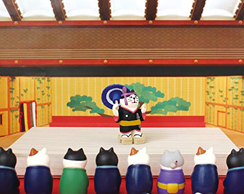 デコレコーポレーション concombre 銀座 歌舞伎猫 サイズ:約W4 D5 H7 ZCB-59736 | Sizeee