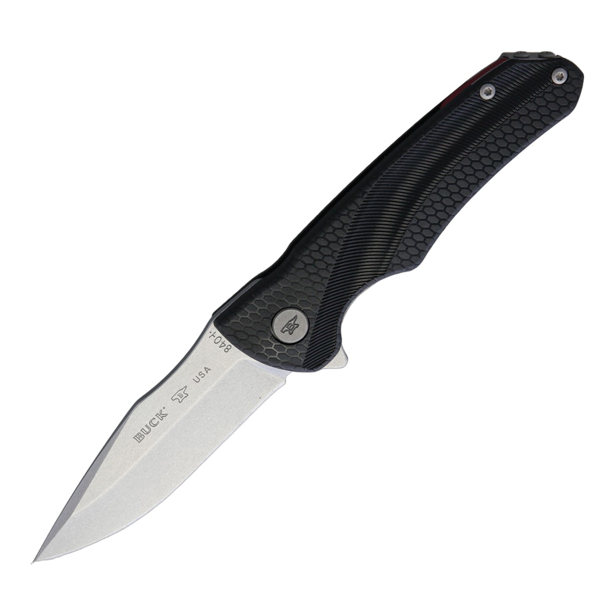 ■BUCK【バック】ナイフ■ スプリント セレクト【420HC】【フリッパー】【GFN】840 sprint select ■新品■ ボールベアリング入りのフリッパーフォルダー「スプリント」シリーズ ●ドロップポイント・ブレード 　　ホロー...