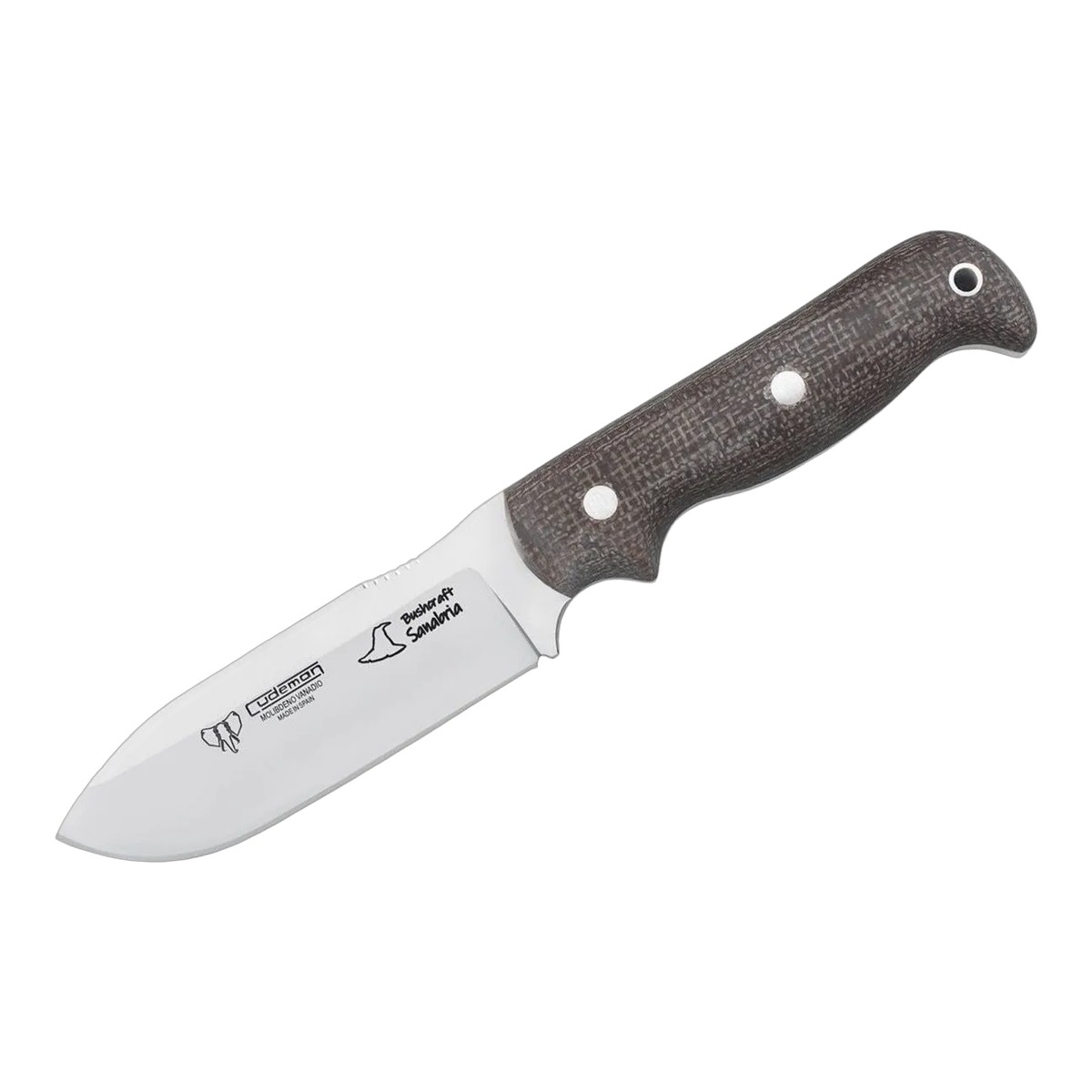 ■CUDEMAN【クードマン】■ サナブリア 【バナジウムモリブデン鋼】【ジュート】フィックスド ■新品■ CUDEMAN　コンパクトフィックスド「サナブリア」 ●ドロップポイント・ブレード ●フルタング構造 　　頑丈なフルタング構造 ●ブ...