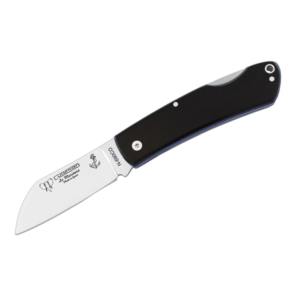 ■CUDEMAN【クードマン】■ 「ラ マリネーラ」折りたたみ 【N690co】【マイカルタ】La Marinera ■新品■ ぞうさんマークのクードマン　フォルダー「ラ マリネーラ」 シリーズ ●ドロップポイント・ブレード 　　ミラーフィ...