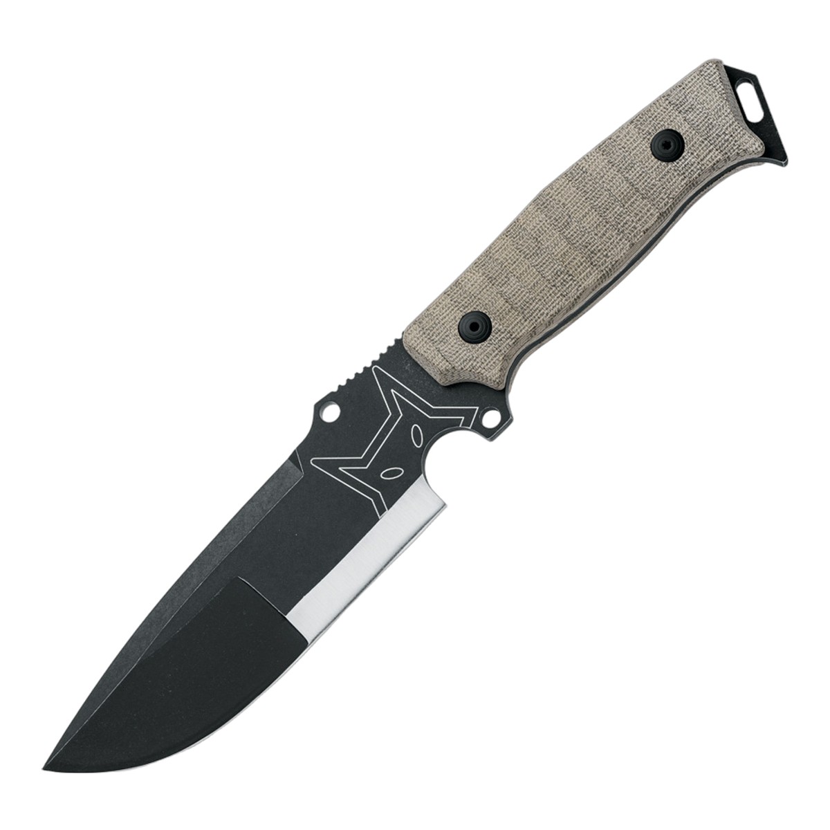 ■FOX KNIVES【フォックス ナイブス】■シェルパ 【D2】【マイカルタ】SHERPA フィックスド ■新品■ フォックスナイフ　大型モデル「シェルパ」 ●ブラック ドロップポイント・ブレード 　　D2鋼 ●フルタング構造 　　頑丈な...