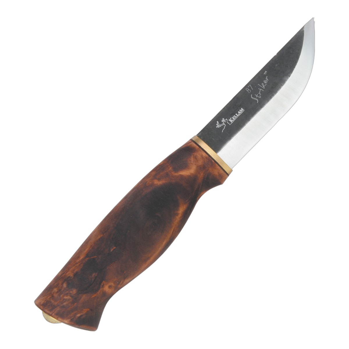 ■KELLAM KNIVES【ケラム ナイブス】■ ストライカー 【カーボンスチール】【カーリーバーチ】Striker 北欧ナイフ ■新品■ 北欧の伝統的スタイルのナイフです ●カーボンスチール・ブレード 　　切れるカーボンスチール鋼 　　...