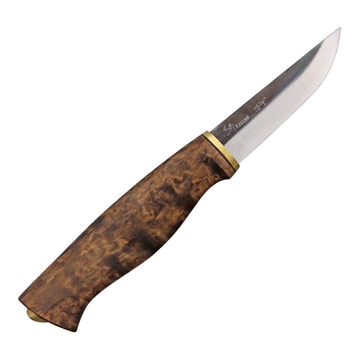 ■KELLAM KNIVES【ケラム ナイブス】■ ウルヴァリン プロ 【小】 【STPカーボンスチール】【カーリーバーチ】Wolverine PRO 北欧ナイフ ■新品■ 北欧の伝統的スタイルのナイフです ●STPカーボンスチール・ブレー...