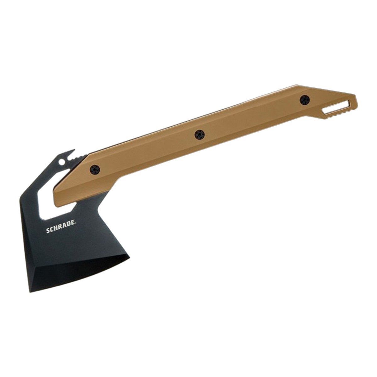 ■SCHRADE【シュレード】■ フロンティア アックス 手斧 【3Cr13】【GFN】AXE ■新品■ シュレード社　ハンドアックス ●ステンレス ヘッド ●GFN ハンドル 　　ランヤードホール付き ●ナイロン・ベルトシース付属 　　レ...