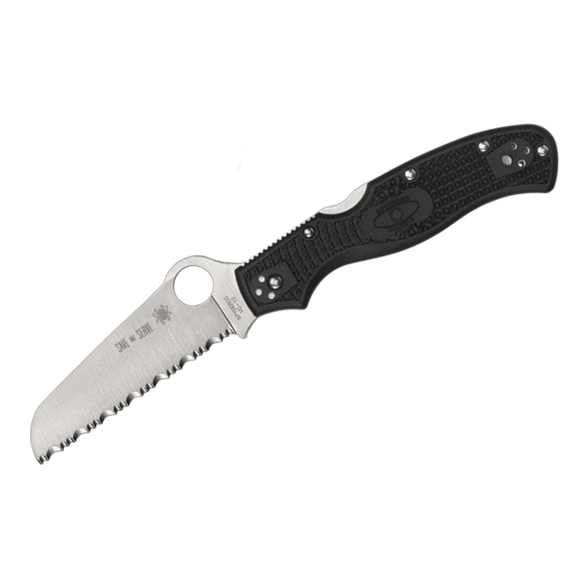 ■Spyderco【スパイダルコ】■ レスキュー3 レッドライン 【VG-10】【波刃】【FRN】Rescue 3 Lockback ■新品■ 登山家にもオススメされるレスキューモデル SAVE AND SERVE ●セレーション・ブレード...