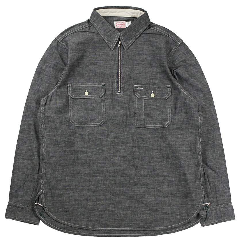 商品情報商品説明/素材TROPHY CLOTHING -Harvest Half Zip Shirt- 新たに定番リリースとなるハーフジップ・ハーべストシャツ。50年代のワークシャツをべースにしながらも、適度に身幅と肩幅を絞り、タックイン、...