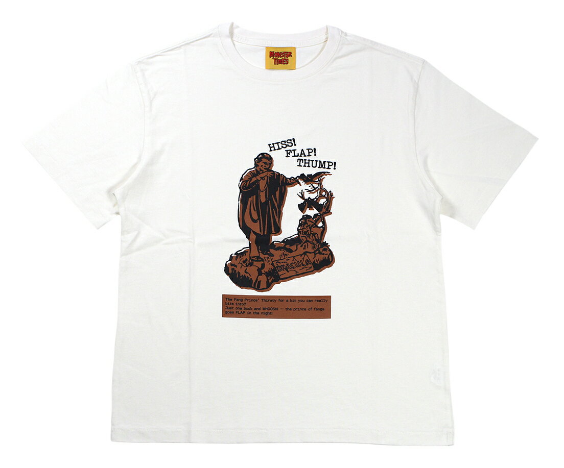 商品情報商品説明/素材MONSTOR TIMES -MONSTOR PLASTIC MODEL “DRACIILA” Tee SS-・WHITE・COTTON100%時代を超えて愛される名作キット（スケールモデル）をシンプルに落とし込んだM...