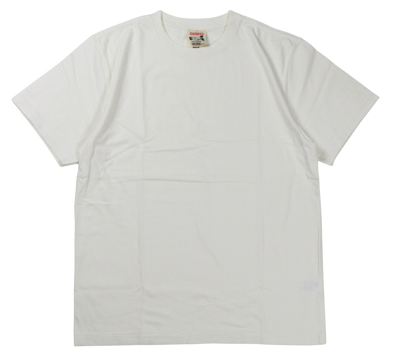 商品情報商品説明/素材GLAD HAND-STANDARD T-SHIRTS- ・WHITE・GLAD HAND-01・COTTON100％コットン100％のU.S.A生地を使用したスタンダードなTEEになります。（オリジナルパッケージ入り...