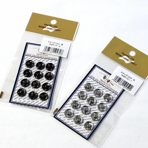 商品特徴 内容MPS7（7mm）24組 MPS8（8mm）24組 MPS10（10mm）12組 MPS12（12mm）6組 MPS14（14mm）6組 材質真鍮 生産国日本NASKA （ナスカ） 内藤商事 スナップボタン　7～14mm 定番...