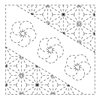 商品特徴 内容晒木綿（白・図案プリント済）　1枚、説明書 完成サイズ約縦33cm×横33cm 生産国日本オリムパス　刺し子　花ふきん　布パック　ねじり梅と麻の葉　白（糸別売り） 水で消える図案がプリント済の花ふきん布パックです。 からしはこ...