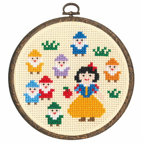 商品特徴 キット内容刺繍糸、No.3000布（ジャバクロス中目）、クロス針、おしゃれフープ、カラー図案付説明書 額内径約15.5cm 生地色ベージュ 難易度初級者向け 製作時間目安4〜5時間【クロスステッチ刺しゅうキット】オリムパス　刺繍キ...