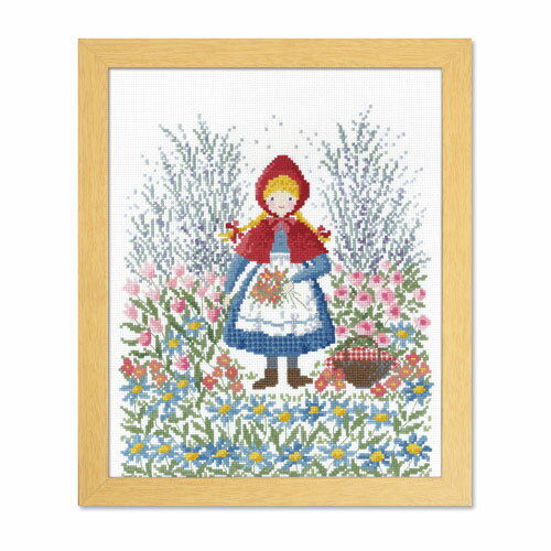 商品特徴キット内容25番ししゅう糸（綿100％） No.5500布（ジャバクロス細目）（綿100％） クロス針 カラー図案付説明書 ※額は別売りです 出来上がりサイズ額外径:約縦41.8cm×横35.1cm 額内径:約縦36.4cm×横29...