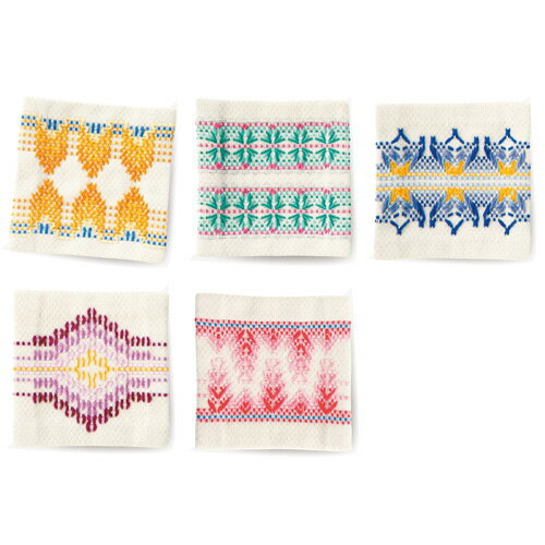 商品特徴キット内容NO.7500スウェーデンクロス、5番刺しゅう糸、スウェーデン刺しゅう針、カラー図案付説明書 出来上がりサイズ約縦10cm×横10cm（共通） 難易度初級〜中級者向 製作時間13〜15時間※製作時間は目安です【立体感のある...