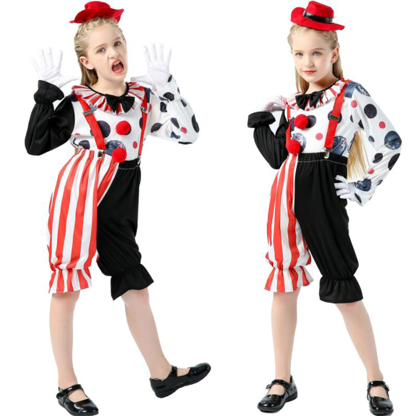 商品詳細 子供コスチューム ハロウィン衣装 ピエロコスチューム 変装 商品内容 帽子+トップス+パンツ+ストラップ サイズ S 適応身長100-115cm M 適応身長115-125cm L 適応身長125-140cm XL 適応身長140...