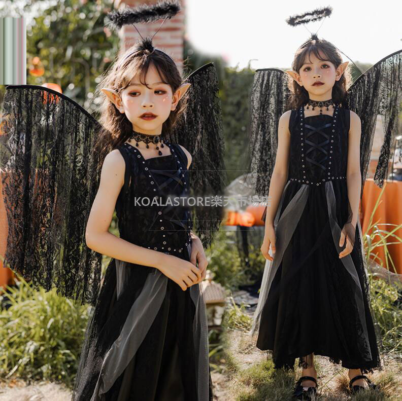 商品詳細 子供コスチューム 魔女コスチューム キッズジャンパースカート 商品内容 ワンピース+髪飾り+翼 サイズ(cm) 110 着丈85　バスト60　ウエスト54　裾幅174 120 着丈90　バスト64　ウエスト58　裾幅178 130...