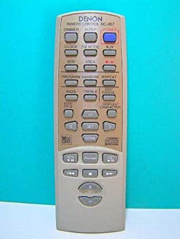 【中古】DENON オーディオリモコン RC-857【メーカー名】デノン【メーカー型番】【ブランド名】デノン(Denon)【商品説明】DENON オーディオリモコン RC-857当店では初期不良に限り、商品到着から7日間は返品を 受付けてお...