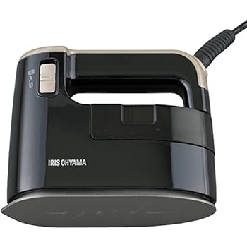 【中古】(非常に良い)アイリスオーヤマ 衣類スチーマー スチームアイロン ハンガーにかけたまま 2WAY 3大臭カット コンパクト 軽量 IRS-01-KN ブラックゴールド【メーカー名】アイリスオーヤマ(IRIS OHYAMA)【メーカー...