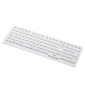 【中古】(非常に良い)エレコム キーボードカバー NECノート LAVIE Note Standardシリーズ対応 シリコン ホワイト PKC-98LL16WH【メーカー名】エレコム(ELECOM)【メーカー型番】PKC-98LL16WH【...