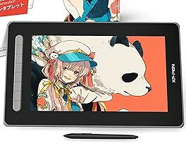 【中古】【日本限定】XPPen 液タブ Artist 12セカンド 豪華版 X3チップ搭載ペン 液晶ペンタブレット Android Windows MacOS対応 フルラミネーション 初心者 イラスト制作 テレワーク オンライン授業 (ブラ...