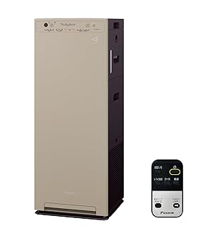 【中古】(未使用・未開封品)ダイキン【ウイルス対策】加湿 空気清浄機 2025年モデル MCK555A-C 25畳 10年間フィルター交換不要 ストリーマ スリム 静音 お手入れ簡単 スピード吸込 壁際設置 節電 花粉 ハウスダスト ペット...